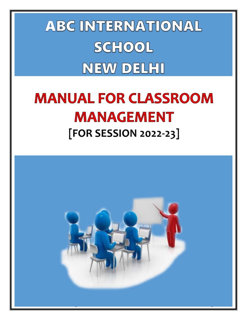 Manual for Classroom Management - Alert Knowledge Services